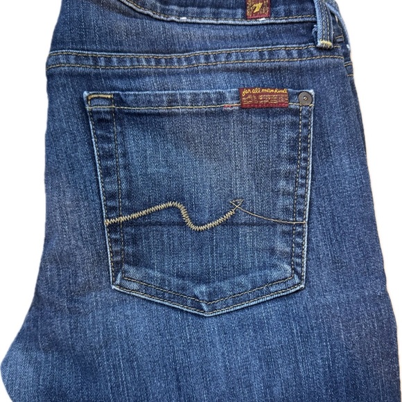 7 For All Mankind | Jeans | 7 For All Mankind Dark Blue Womens Jeans ...